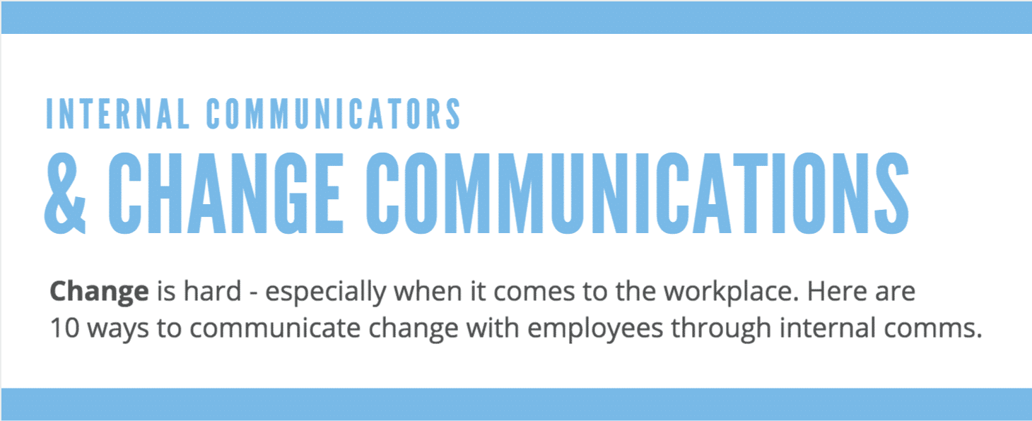Infographic: Internal Comms & Change Communications - ContactMonkey Infographic: Internal Comms & Change Communications - ContactMonkey