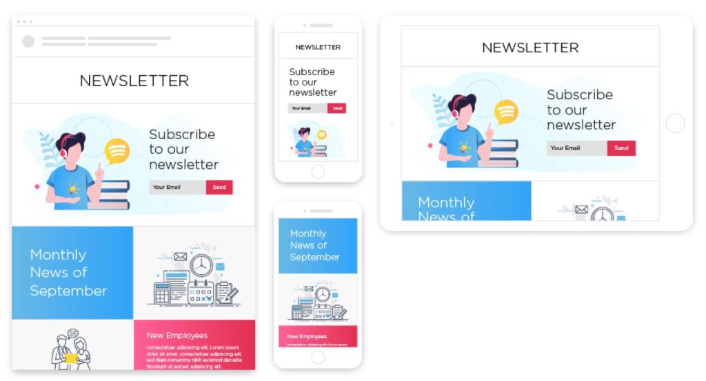 Get Custom Outlook HTML Email Template Designs By ContactMonkey