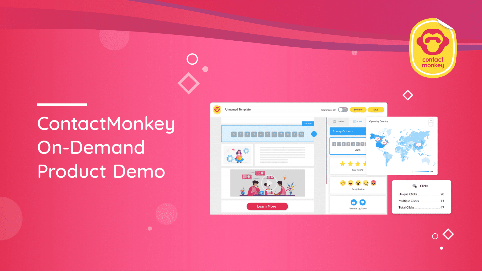 Watch ContactMonkey's Free On-Demand Product Demo