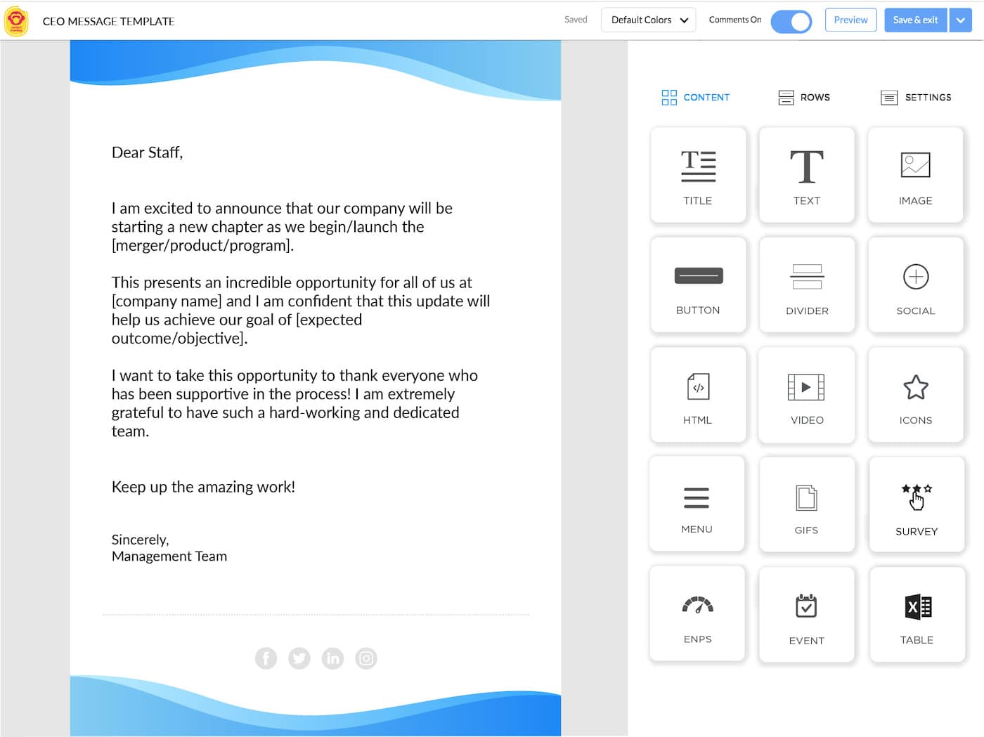 20+ Most Popular Internal Communication Messages and Templates