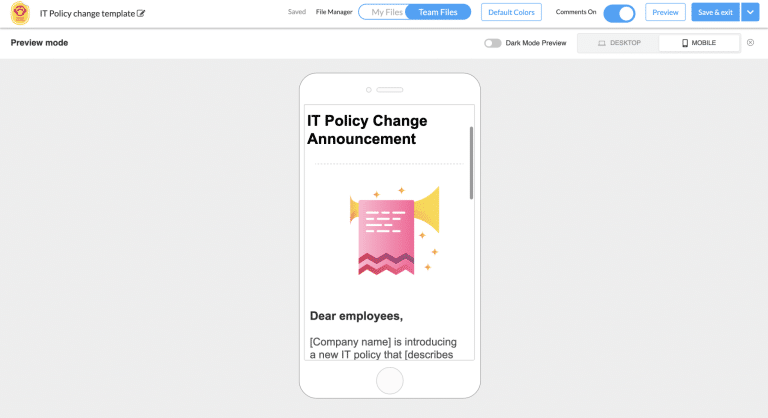 Employee Distribution List Examples for internal C ommunications
