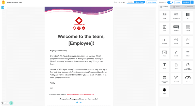 Top 10 Sample HR Emails to Employees