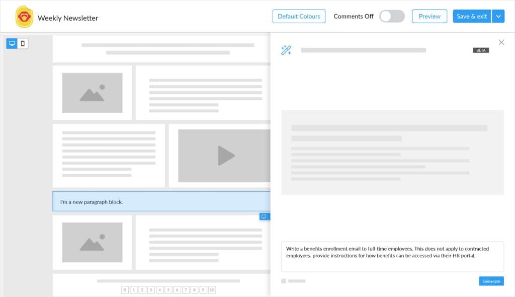 HTML Email Template Builder by ContactMonkey