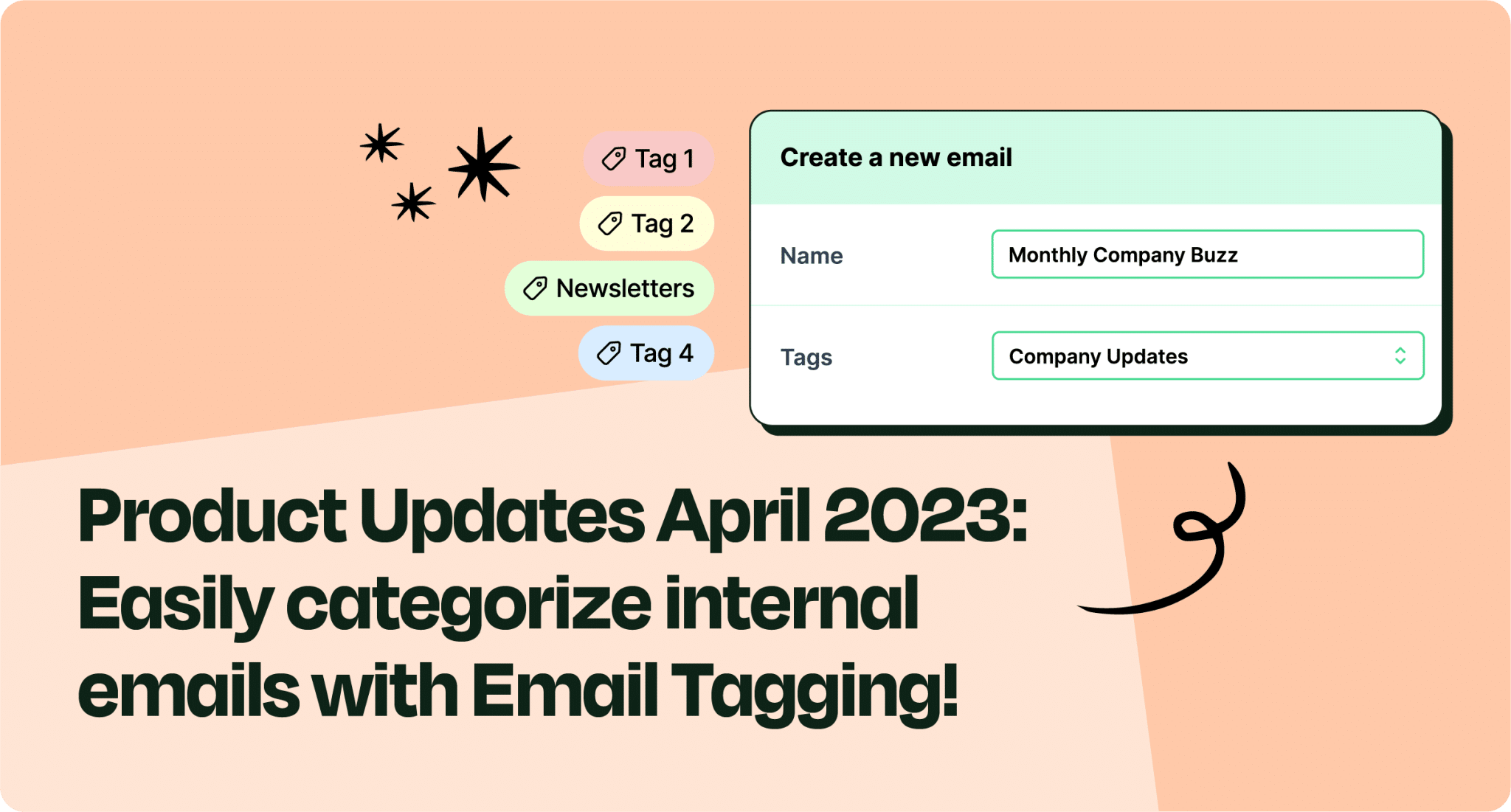 Easily categorize internal emails with Email Tagging