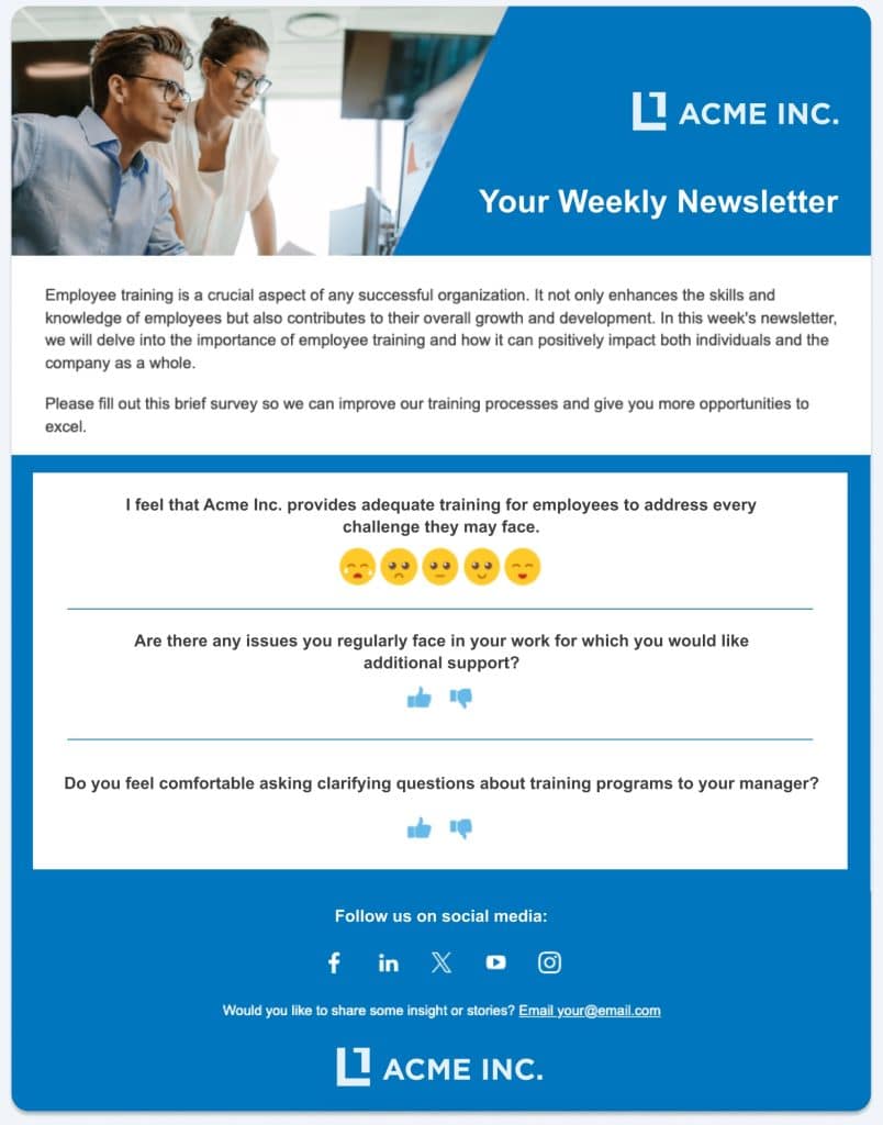 25 Most Popular Employee Survey Templates For Your Company