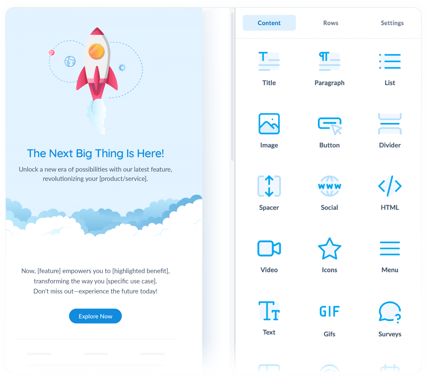 HTML Email Template Builder by ContactMonkey
