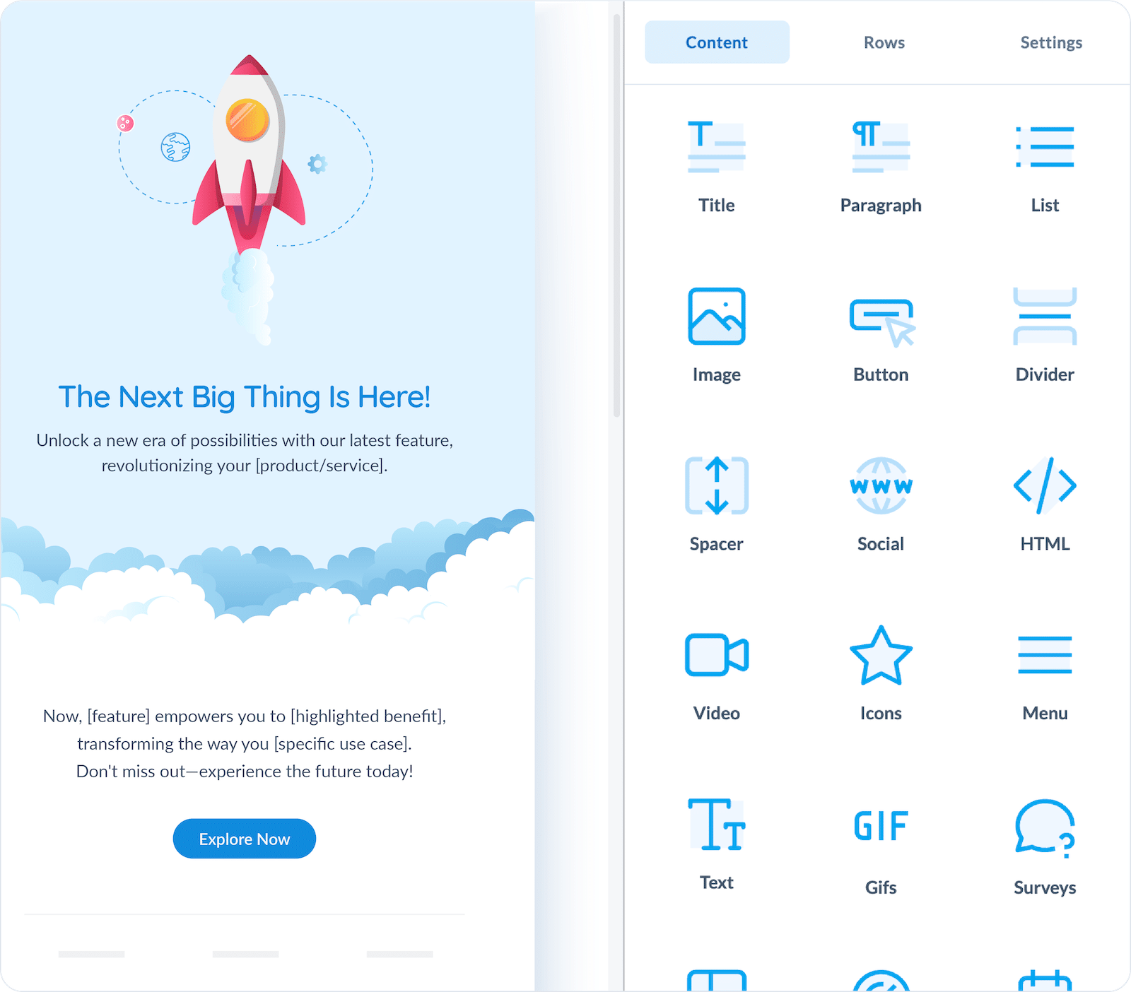 HTML Email Template Builder by ContactMonkey