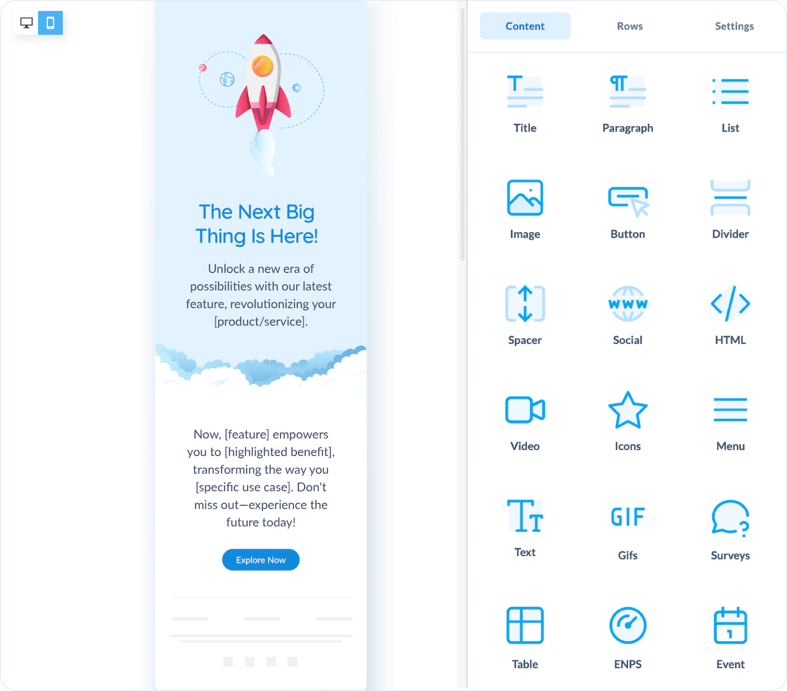 HTML Email Template Builder by ContactMonkey