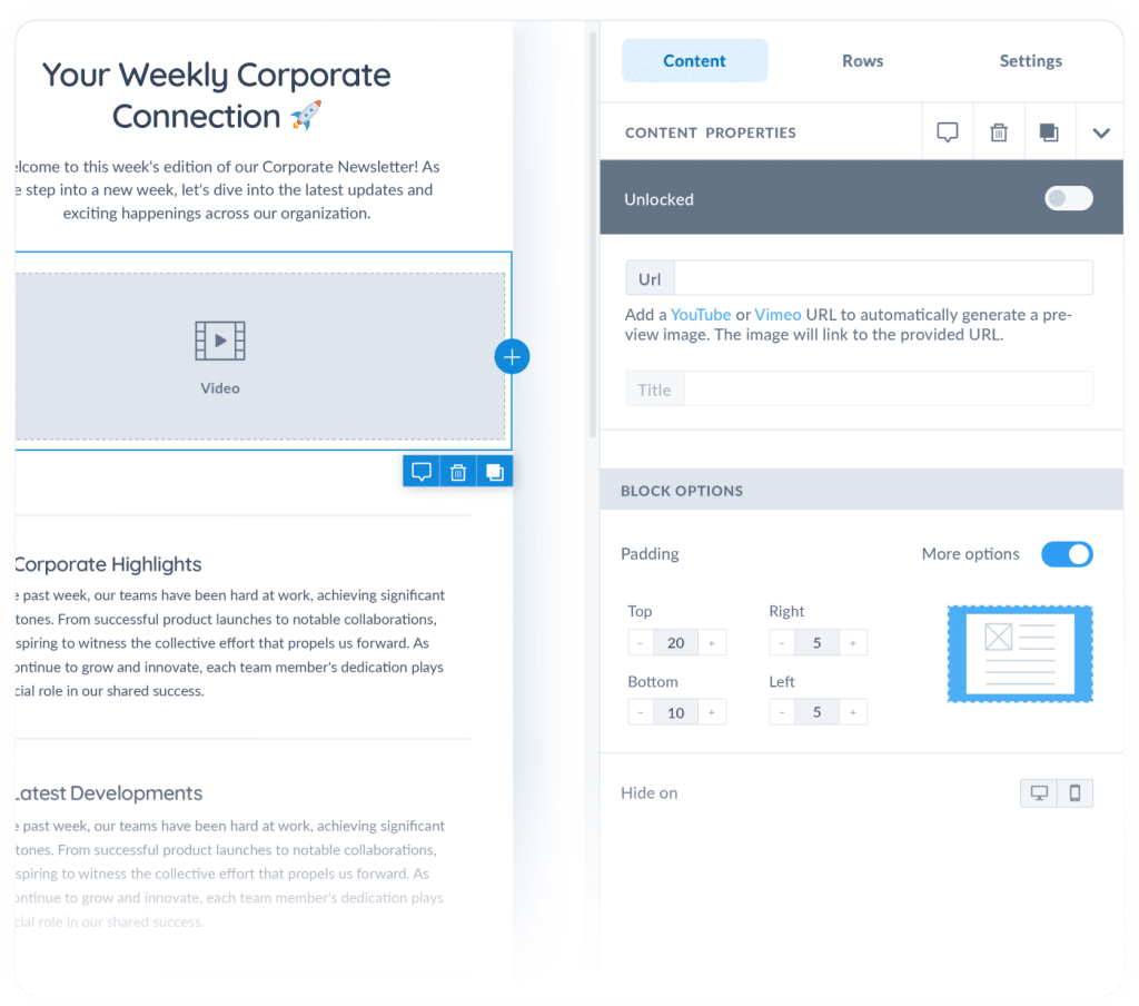 HTML Email Template Builder by ContactMonkey