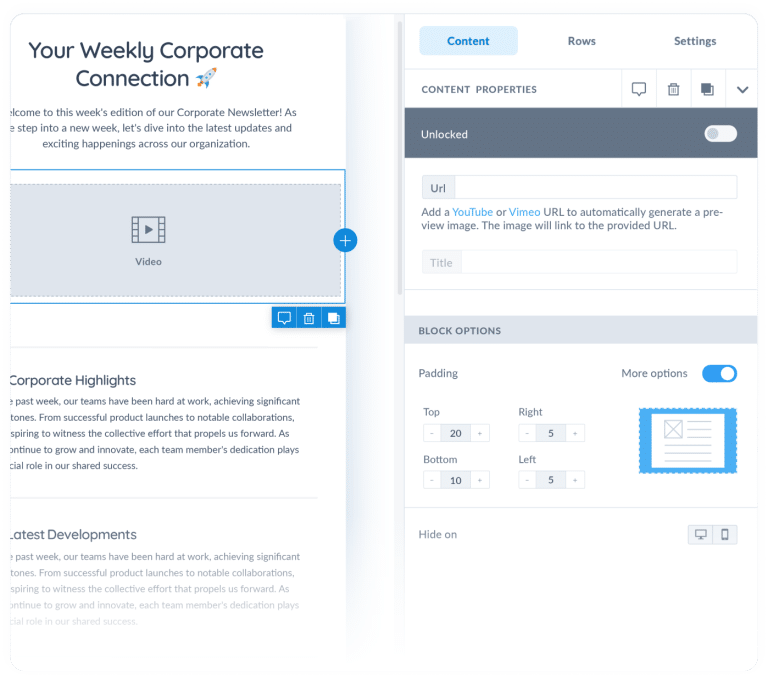 HTML Email Template Builder by ContactMonkey