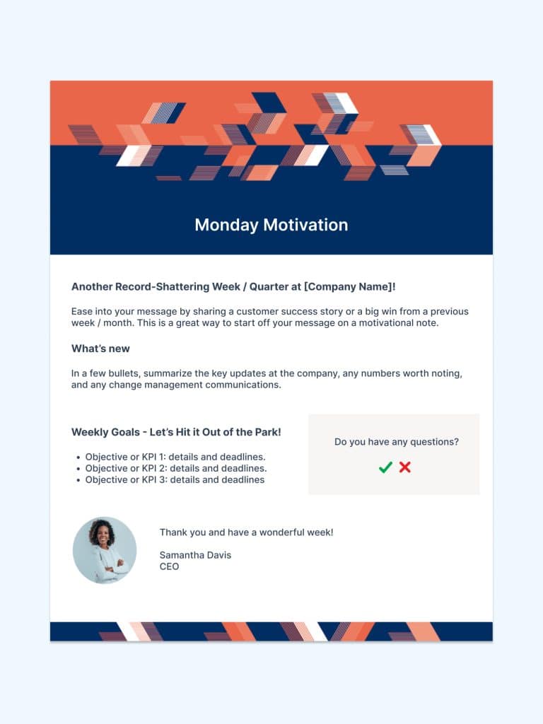 20+ Most Popular Internal Communication Email Templates