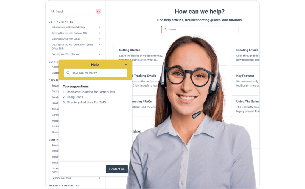 Internal Communication Email Software - ContactMonkey