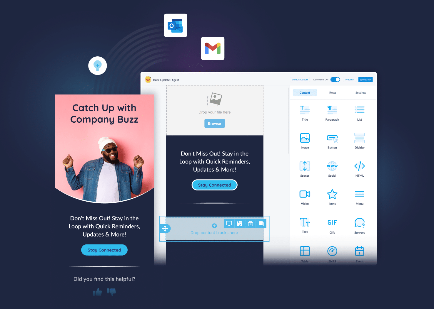 Internal Communications Email Software for Employee Engagement