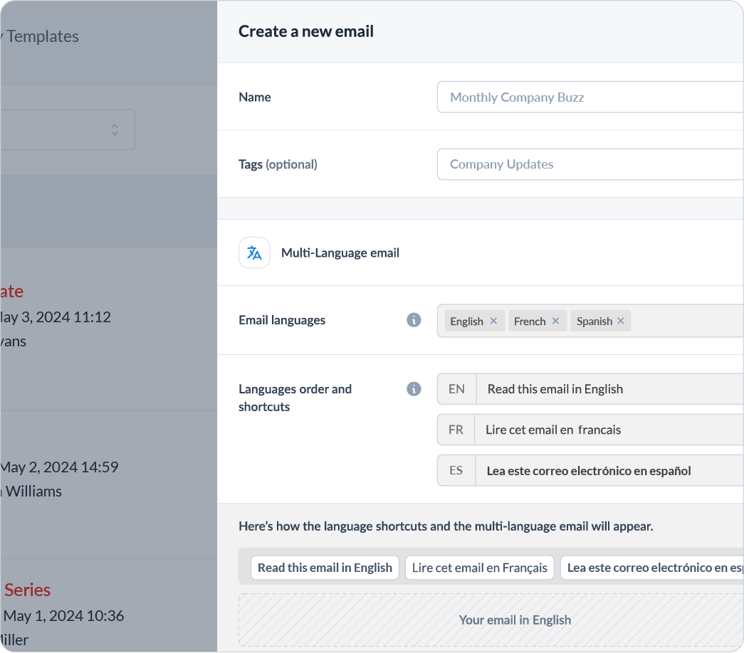 HTML Email Template Builder by ContactMonkey