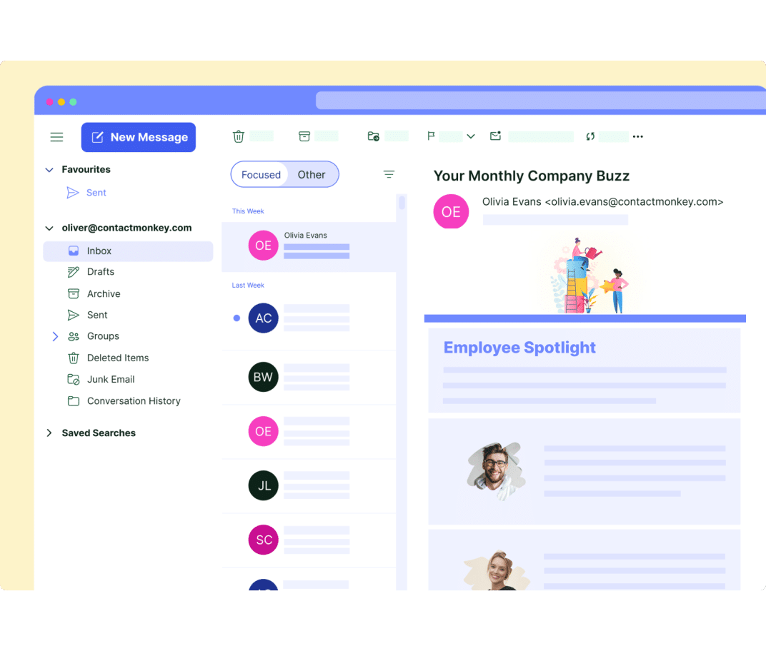 Internal Communication Email Software - ContactMonkey