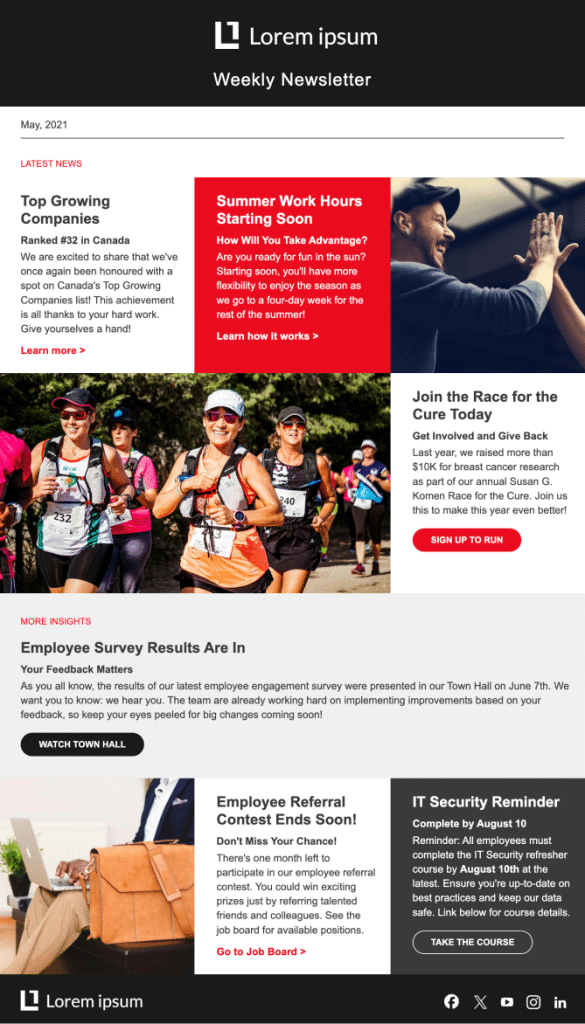 5 Best Employee Newsletter Examples To Engage Staff In 2024