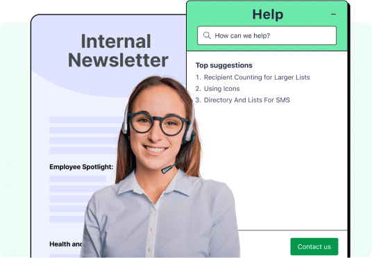 Internal Communication Email Software - ContactMonkey
