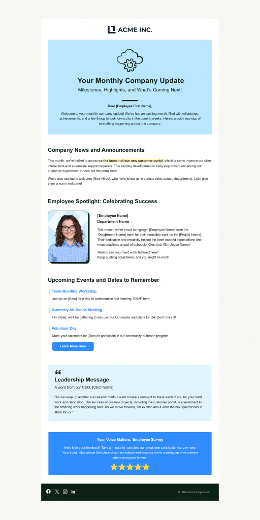 15 Best Employee Newsletter Examples To Engage Staff In 2024