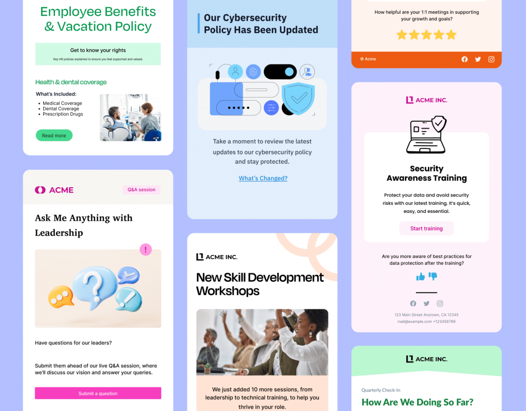 20 Internal Company Newsletter Ideas With Examples To Engage Employees
