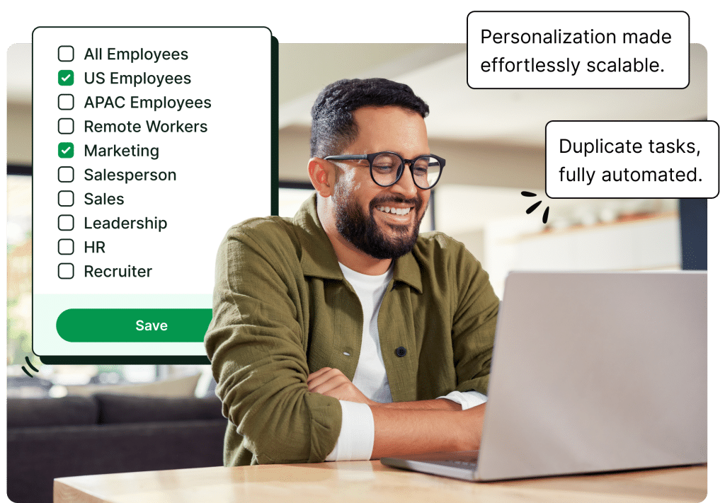 Internal Communications Email Software Features by ContactMonkey