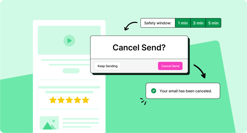Hit Cancel on Mistakes: Introducing Deferred Sending