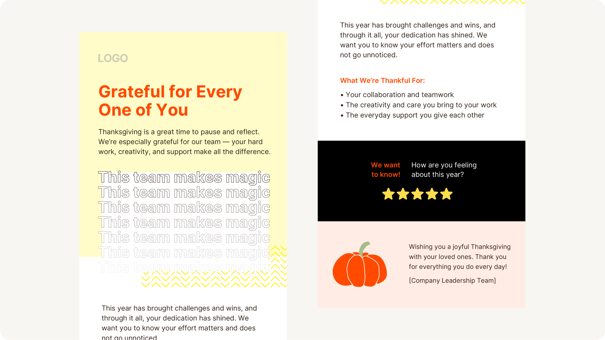 Thanksgiving Internal Emails: Templates and Ideas for Employee Connection